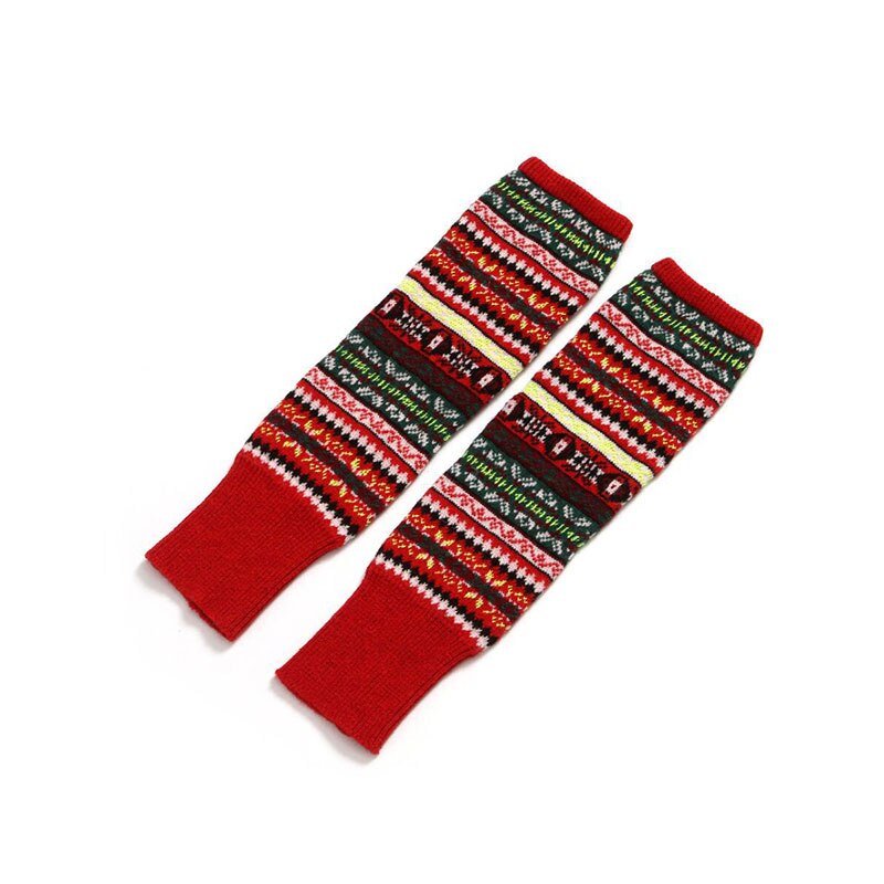 1 Pair Winter Over Knee Long Knit Cover Crochet Le... – Grandado