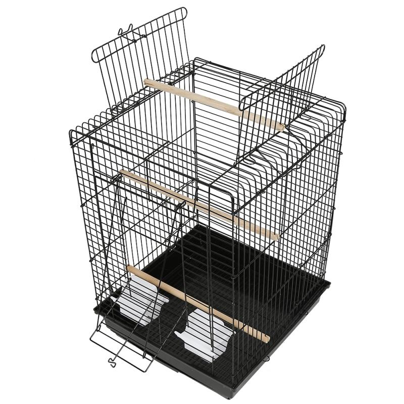 Cage à oiseaux 40x40x58 cm, couvercle de perroquet... – Grandado