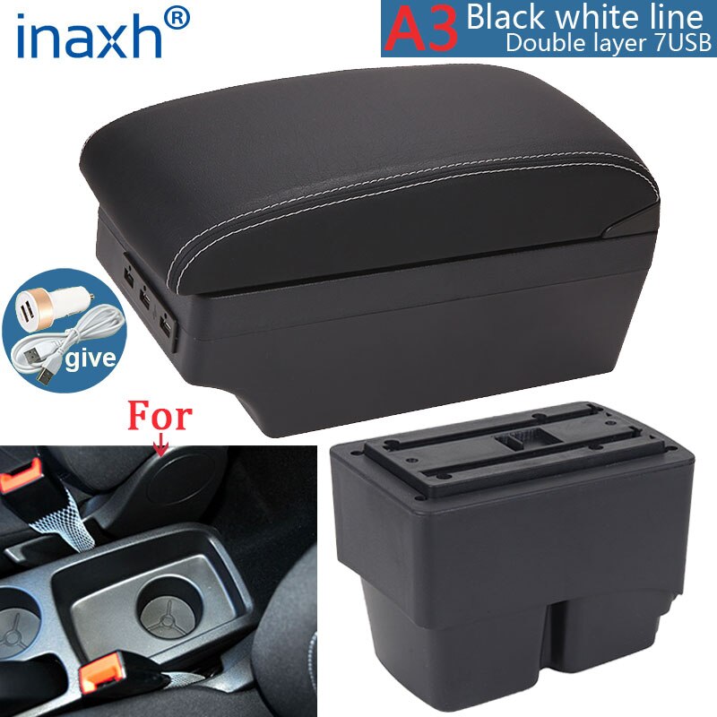 For Ford Fiesta Armrest box Interior details Parts... – Grandado