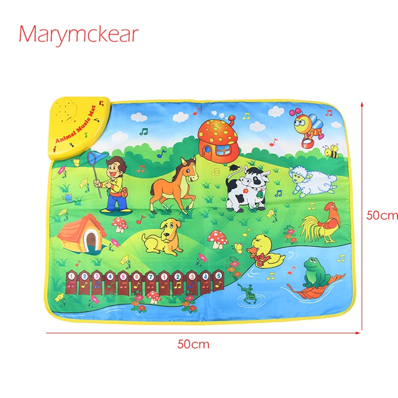 Music Mat Farm Animal Theme Piano Juguete Brinqued... – Grandado