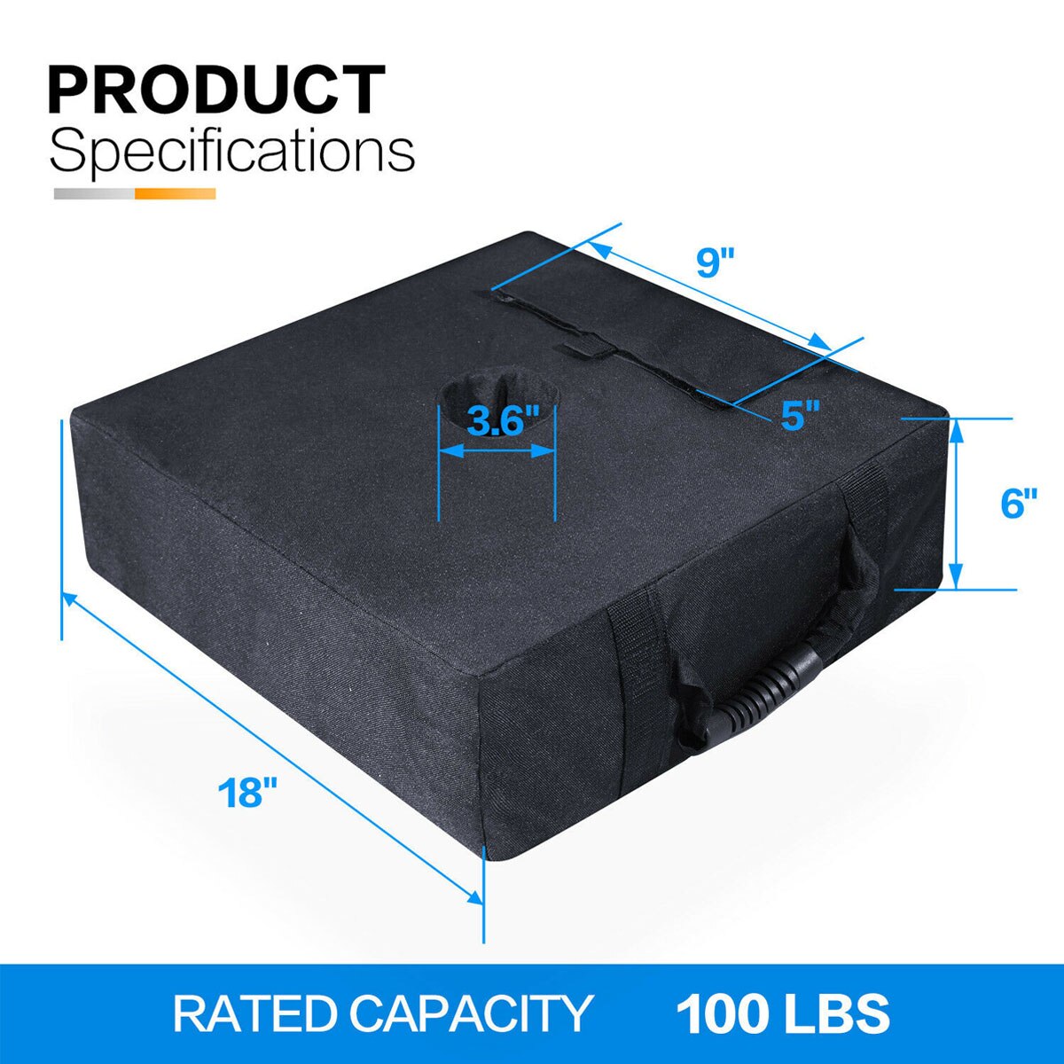 Outdoor Patio Umbrella Base Weight Bag Weatherproo... – Grandado