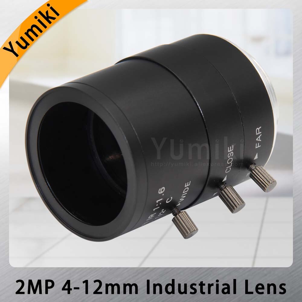 Yumiki 2MP 4-12mm LENS C Mount 2.0 Megapixel HD In... – Grandado