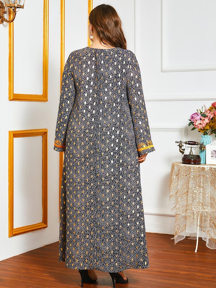Vestidos Largos Dubai Abaya Turkey Hijab Muslim Dr... – Grandado