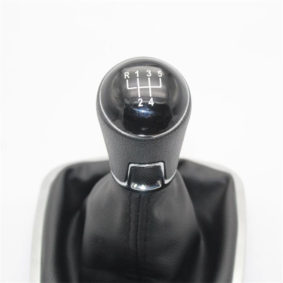 5 Speed Car Gear Stick Level Shift Knob With Leath... – Grandado