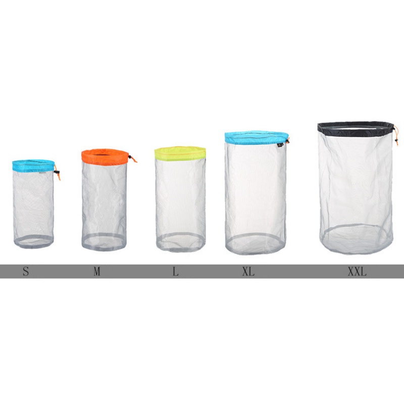 Ultralight Trekkoord Mesh Stuff Sack Opslag Outdoo... – Vicedeal