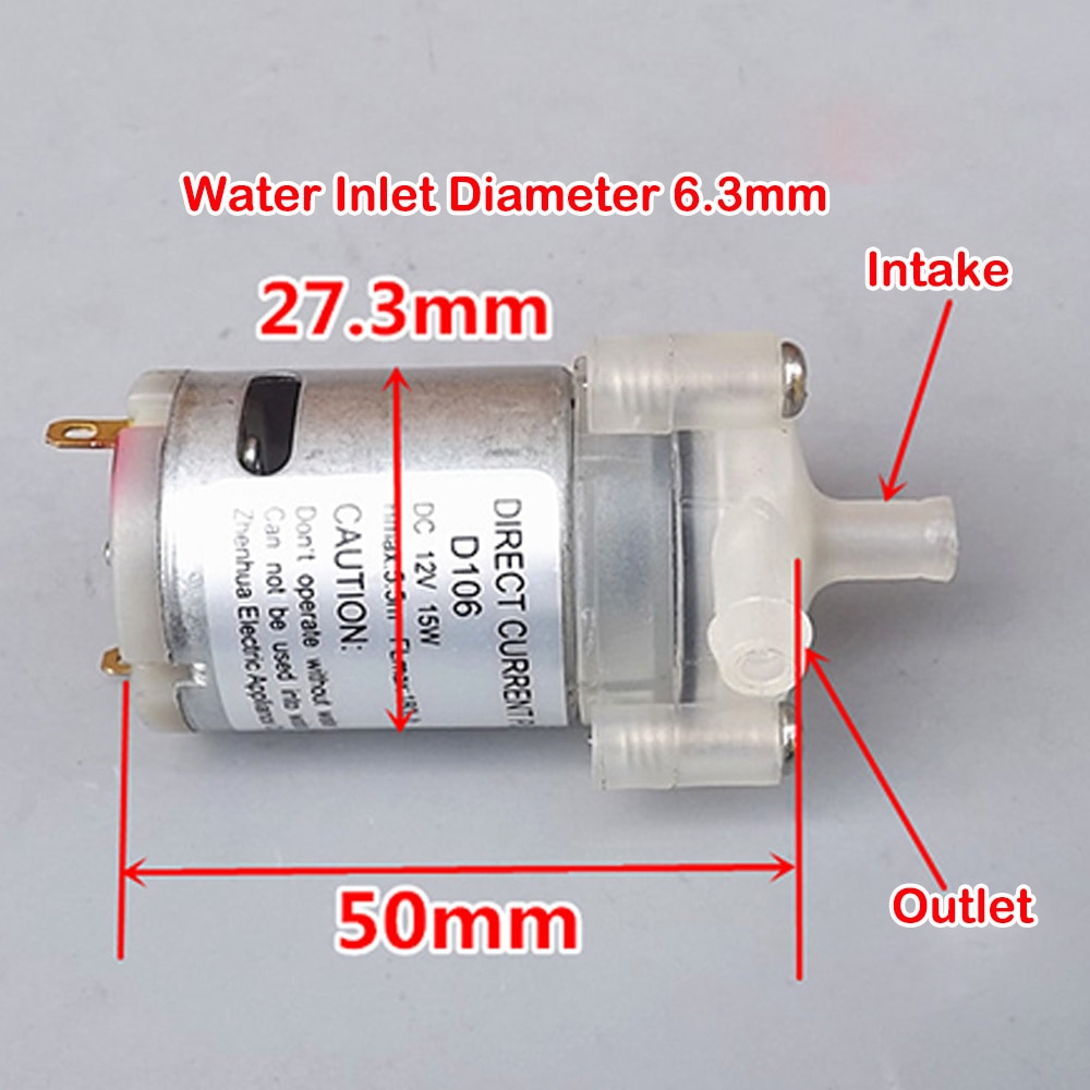 180L/h DC 12V 15W Micro Circulating Water Pump Hig... – Vicedeal