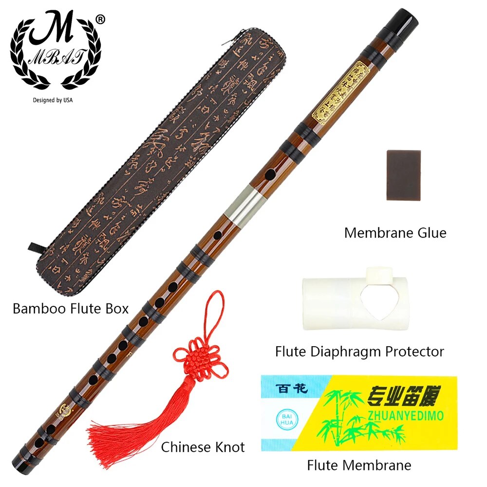 ZD-03 Bamboo Flute Woodwind Musical Instruments C ... – Grandado