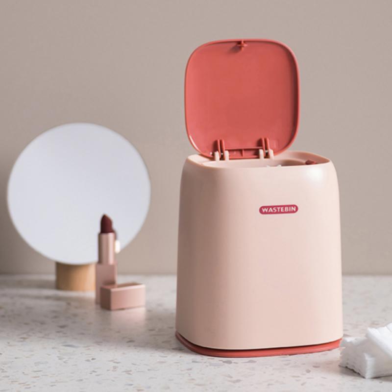 Mini Desktop Afval Bin Office Home Vuilnis Mand Ta... – Vicedeal