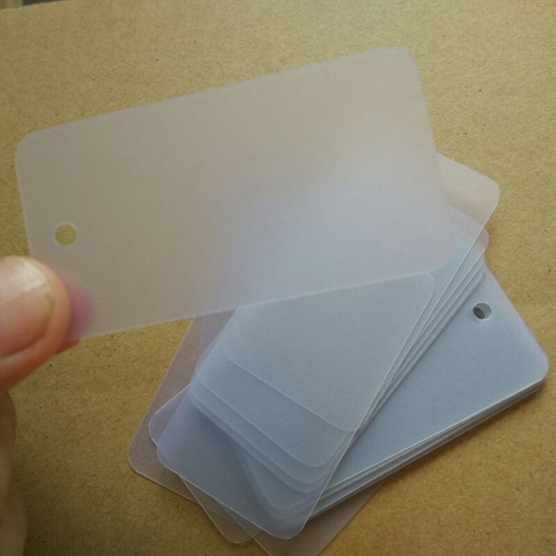 20PCS , 3.5 * 6.5 cm Matte frosted Blank jewelry P... – Grandado