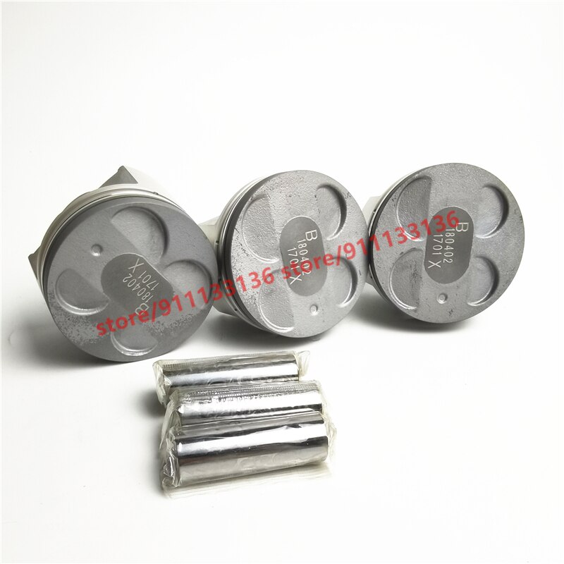 3pcs/set Engine Piston For Chery QQ S11 0.8L 372-1... – Grandado