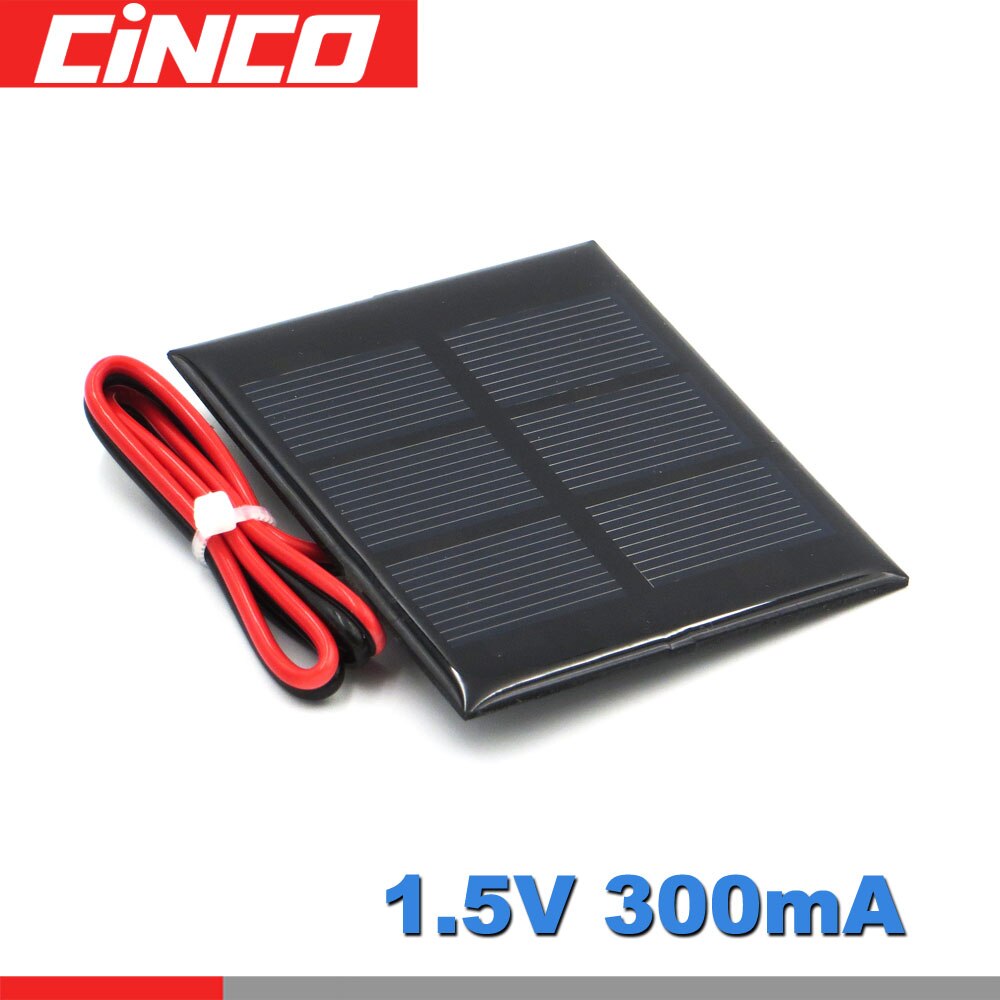 1.5 v 300ma förlängtråd solpanel polykristallint s... – Vicedeal