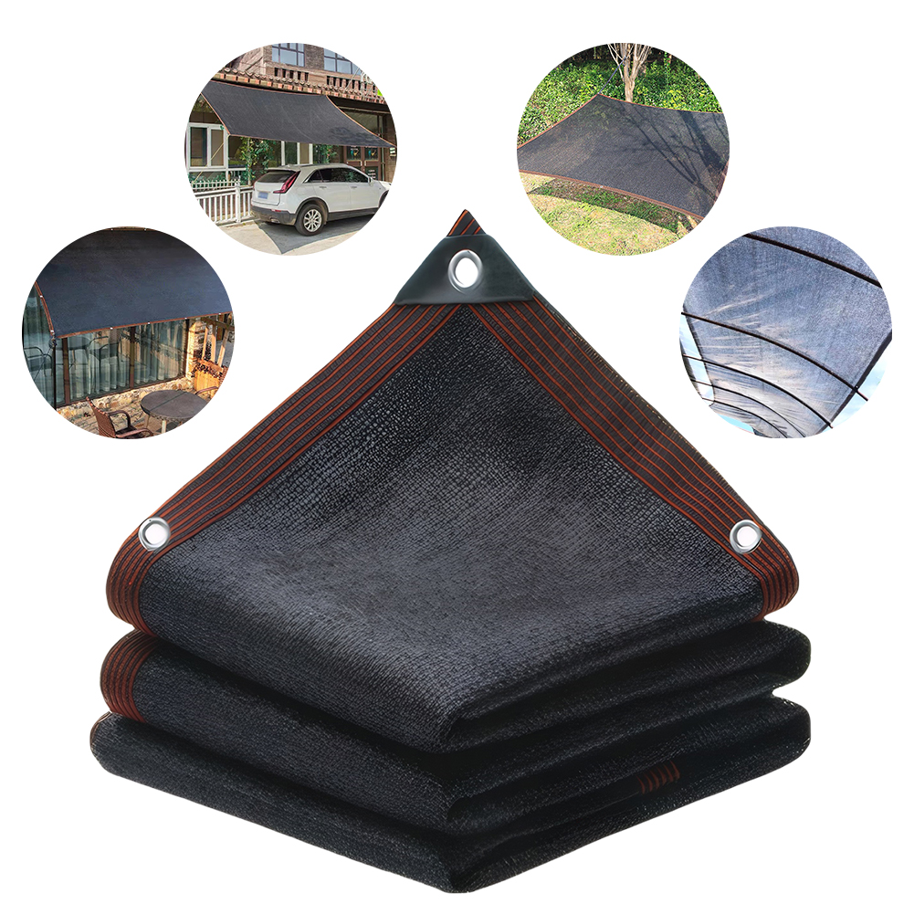 Mesh Tarp with Grommets Sunblock Shade Mesh Tarp 5... – Grandado