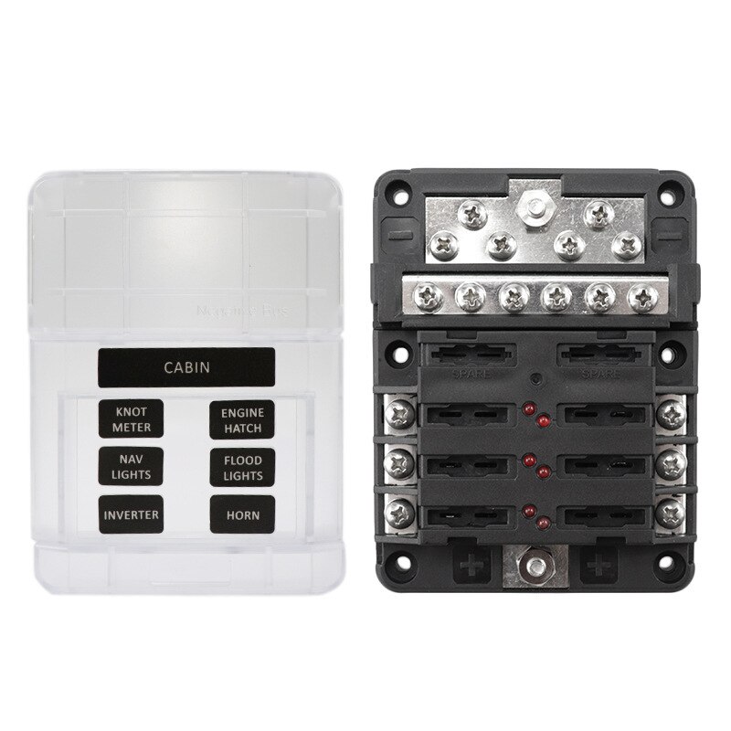 One in six out automobile fuse holder 6-position f... – Vicedeal