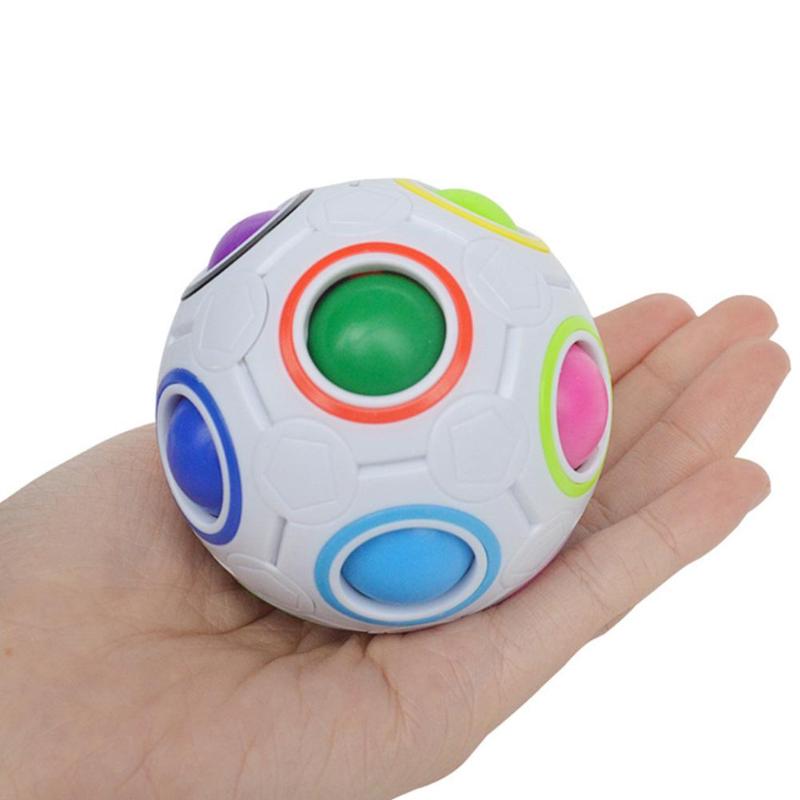 Mini Spheric Magic Rainbow Puzzle Ball Child Educa... – Vicedeal