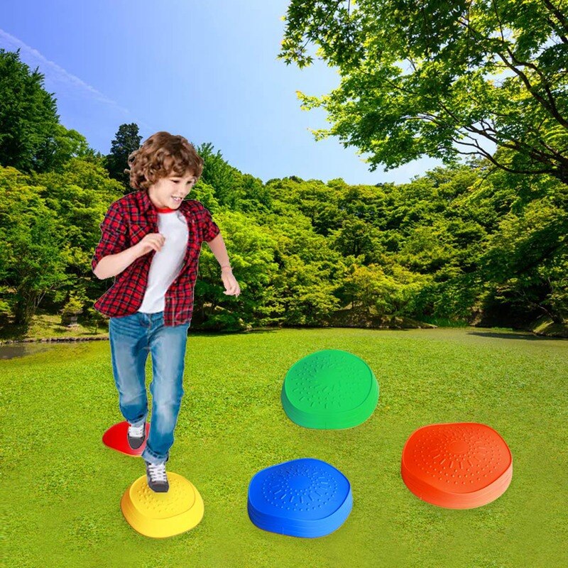 5 PCS Rainbow Crossing River Stepping Stones Kids ... – Grandado