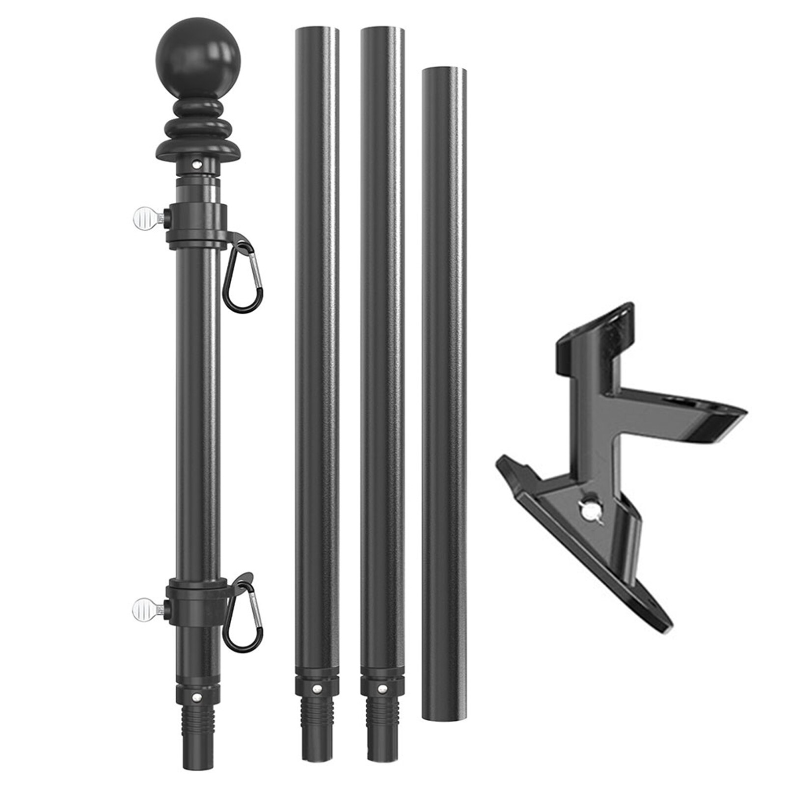 Poste de bandera estable para Patio exterior, alea... – Grandado