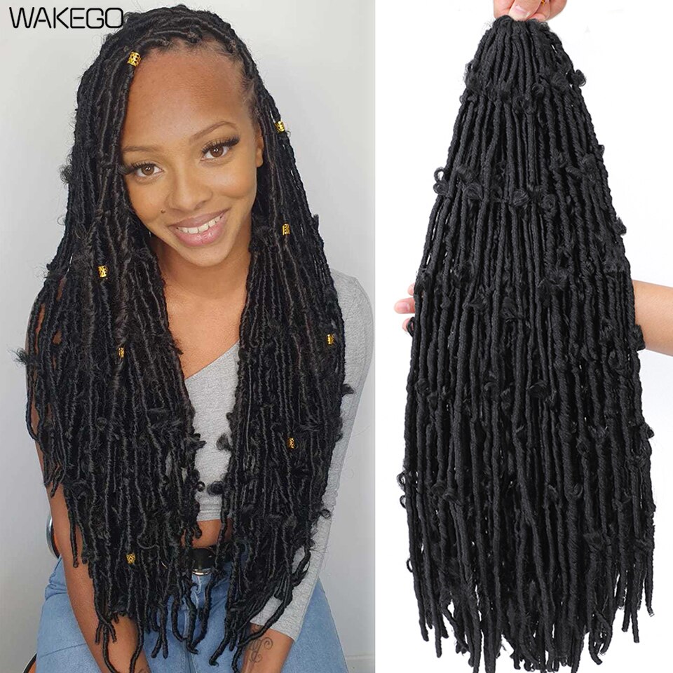 6 Packs Butterfly Crochet Locs Braids Hair 24 Pouc... – Grandado