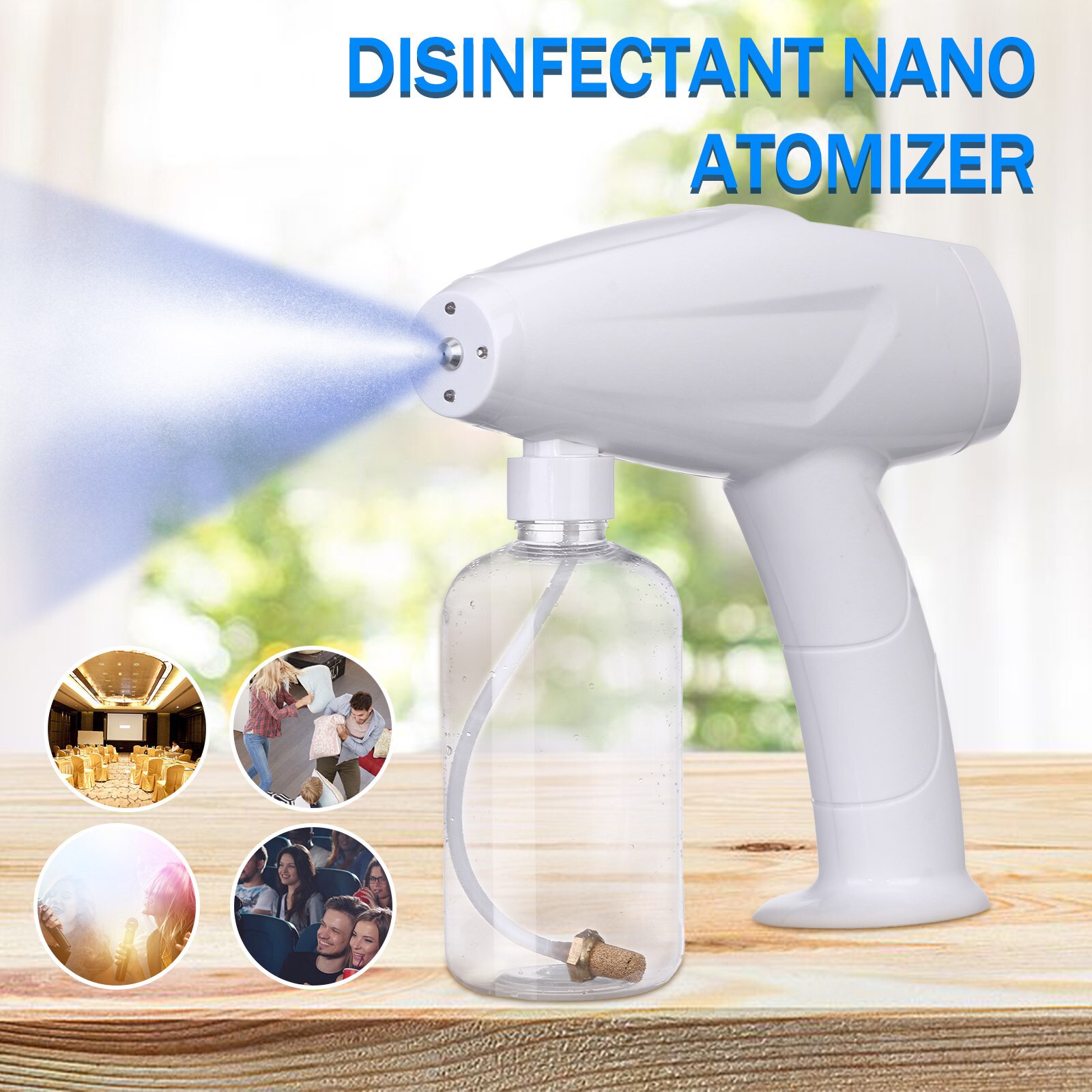 Handheld Nebulizer Portable Atomizer Blue Light Na... – Vicedeal