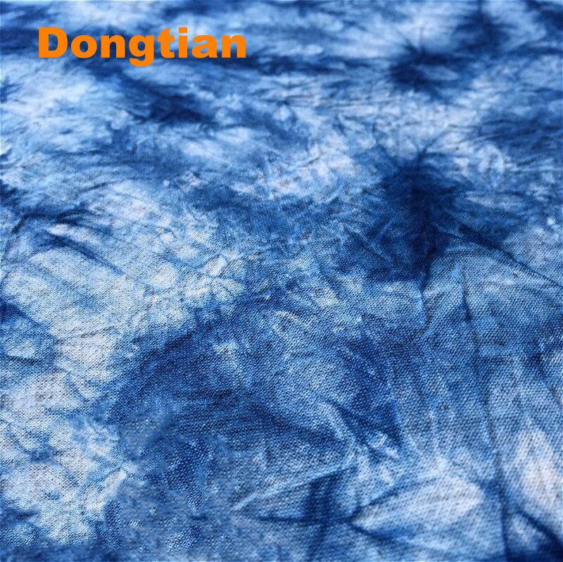 100% Cotton Blue Tie Dye Fabric Hand Dyed Cotton S... – Grandado