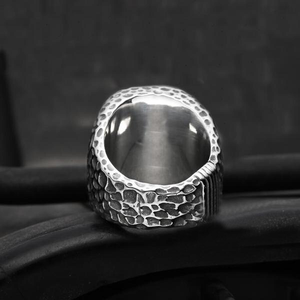 Gothic Vintage Stainless steel Gold Phoenix Ring M... – Grandado