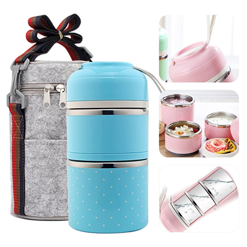Portable Japanese-Style Lunch Box Stainless Steel ... – Vicedeal