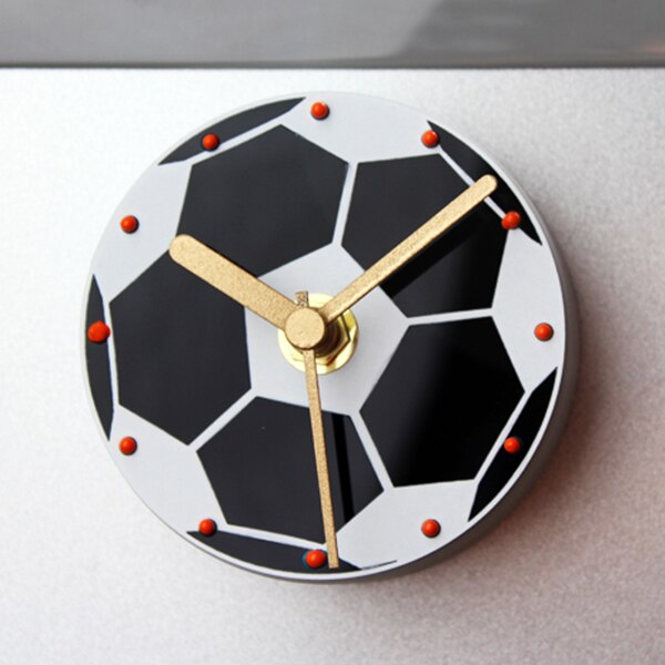 Wall clock 3D Sports Football fridge bell mute net... – Grandado