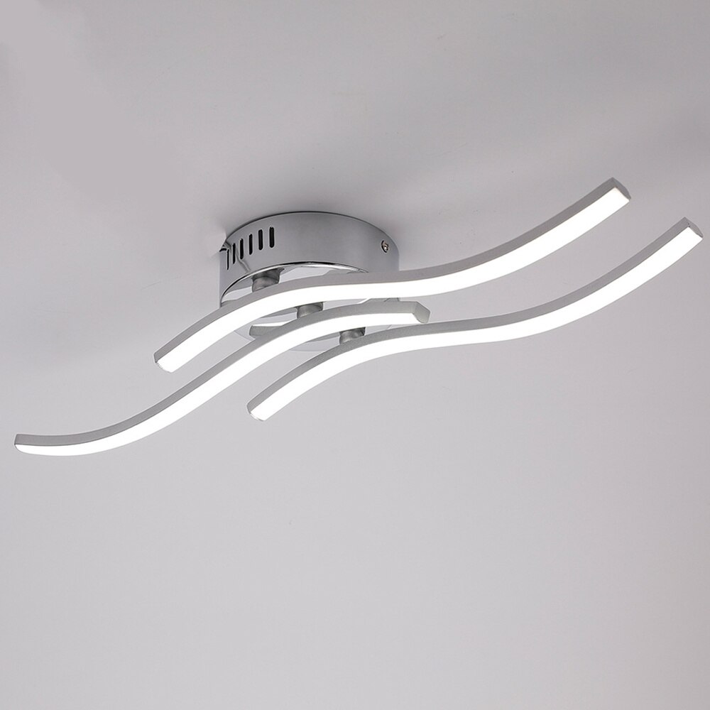 LED Ceiling Lamp Wave Shape Light For Living Room ... – Vicedeal
