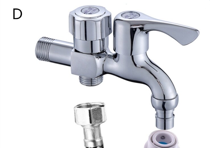 Chrome Plated Double Water Outlet Garden Washing M... – Vicedeal