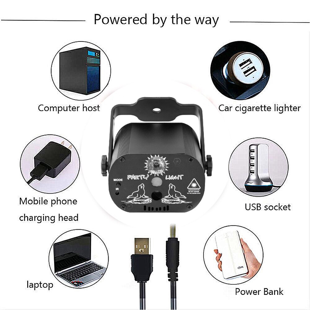 LED Stage Light Mini Disco Stage Lights Colorful L... – Vicedeal