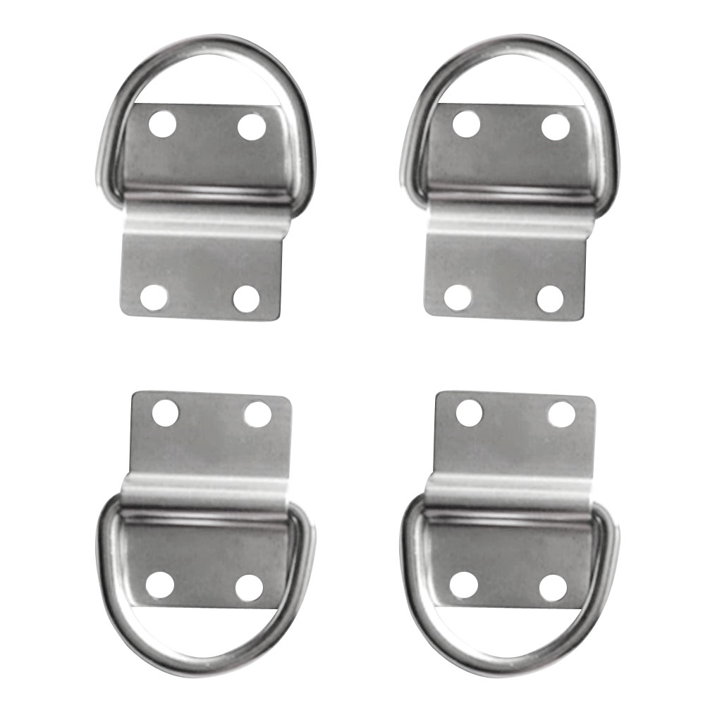 4Pcs Boat Trailer Lashing Strap D Ring Tie Down Ho... – Grandado