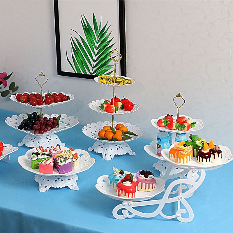 Cake Stand Tray Decorative European Style Folding ... – Grandado