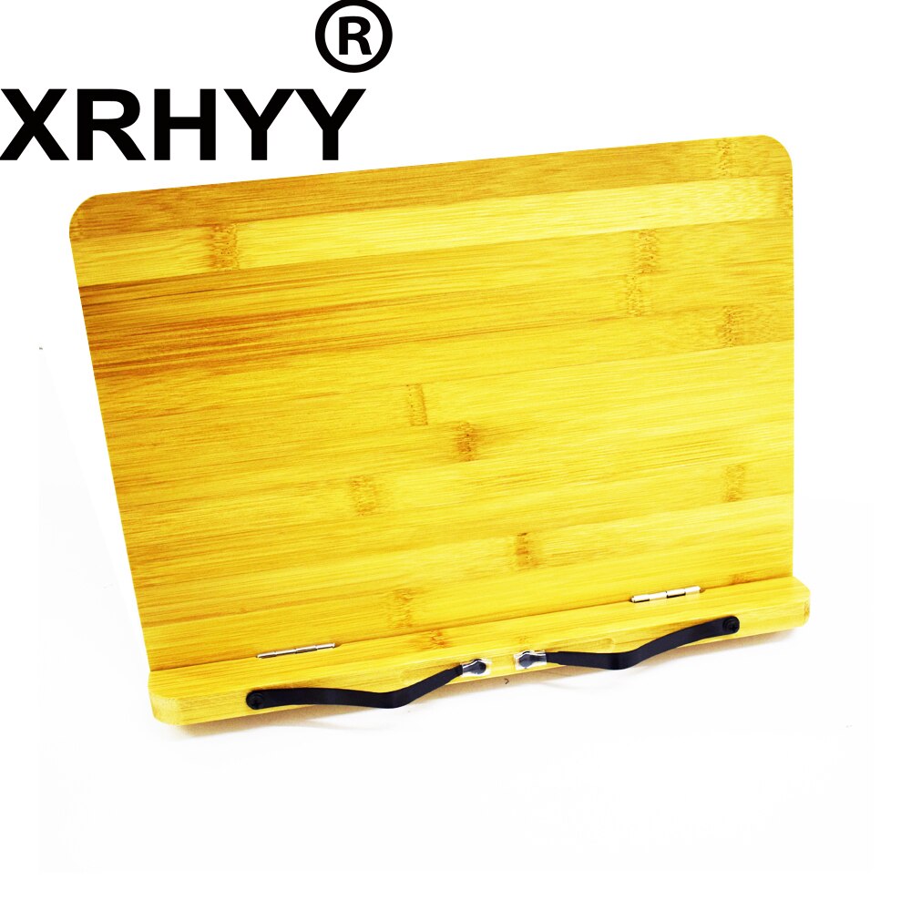XRHYY Bamboo Adjustable Book Holder Tray Reading D... – Grandado