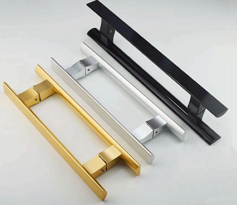 So beautiful, Solid Space Aluminum Glass Door Hand... – Grandado