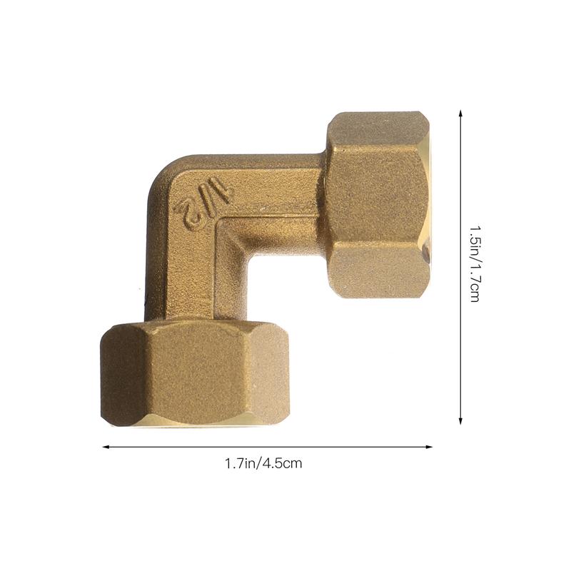 1 Set 90 Degree Brass Elbow Water Pipe Fitting Cop... – Grandado
