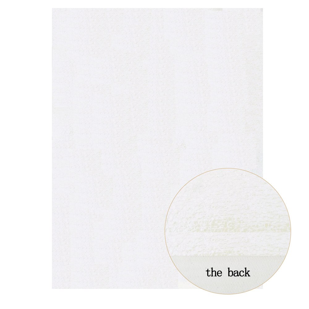 Qibu hvid chunky glitter stof pu imiteret læder la... – Grandado