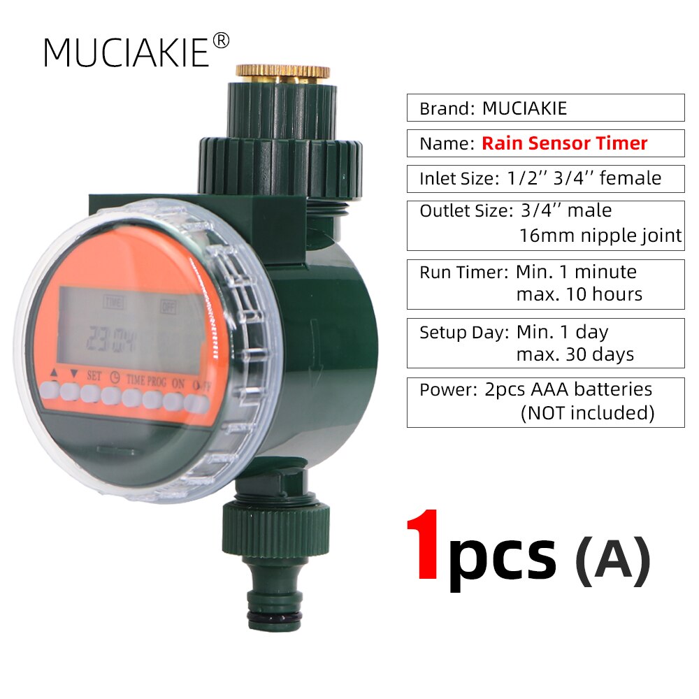 MUCIAKIE 7 Types Garden Water Timer LCD Watering I... – Vicedeal
