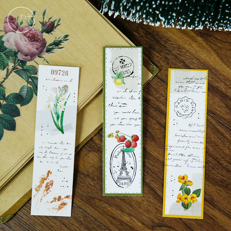 30 Pcs/Set Vintage Nature Plant Paper Bookmark DIY... – Grandado