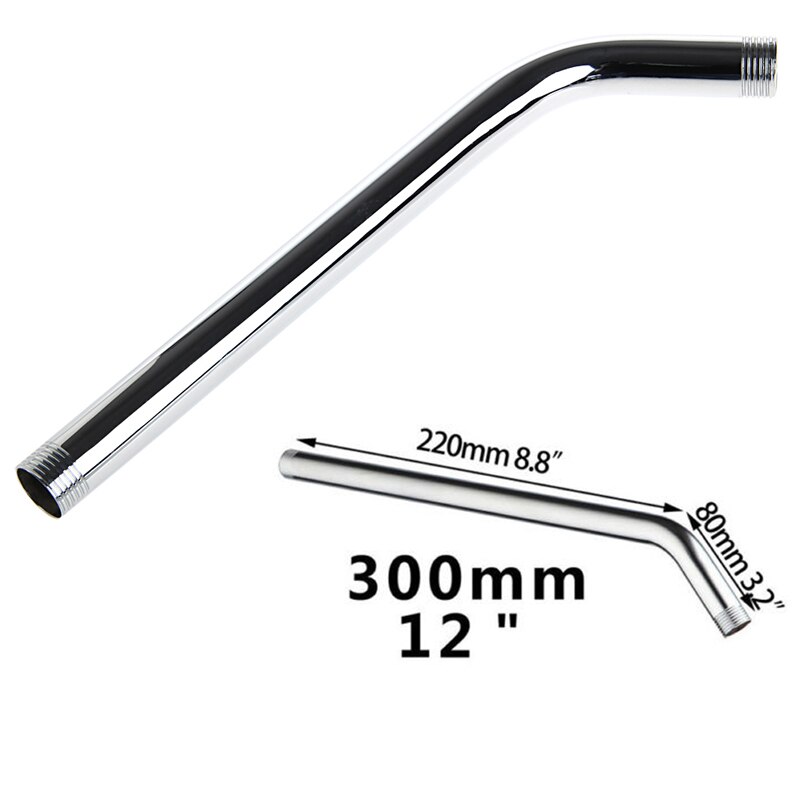 12 "Lange Douchekop Arm Rvs Water Extension P... – Grandado