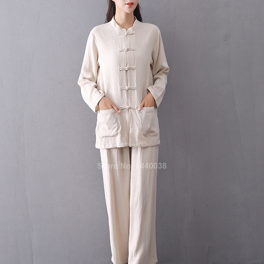 Cotton Linen Traditional Chinese Tops for Women Vi... – Vicedeal