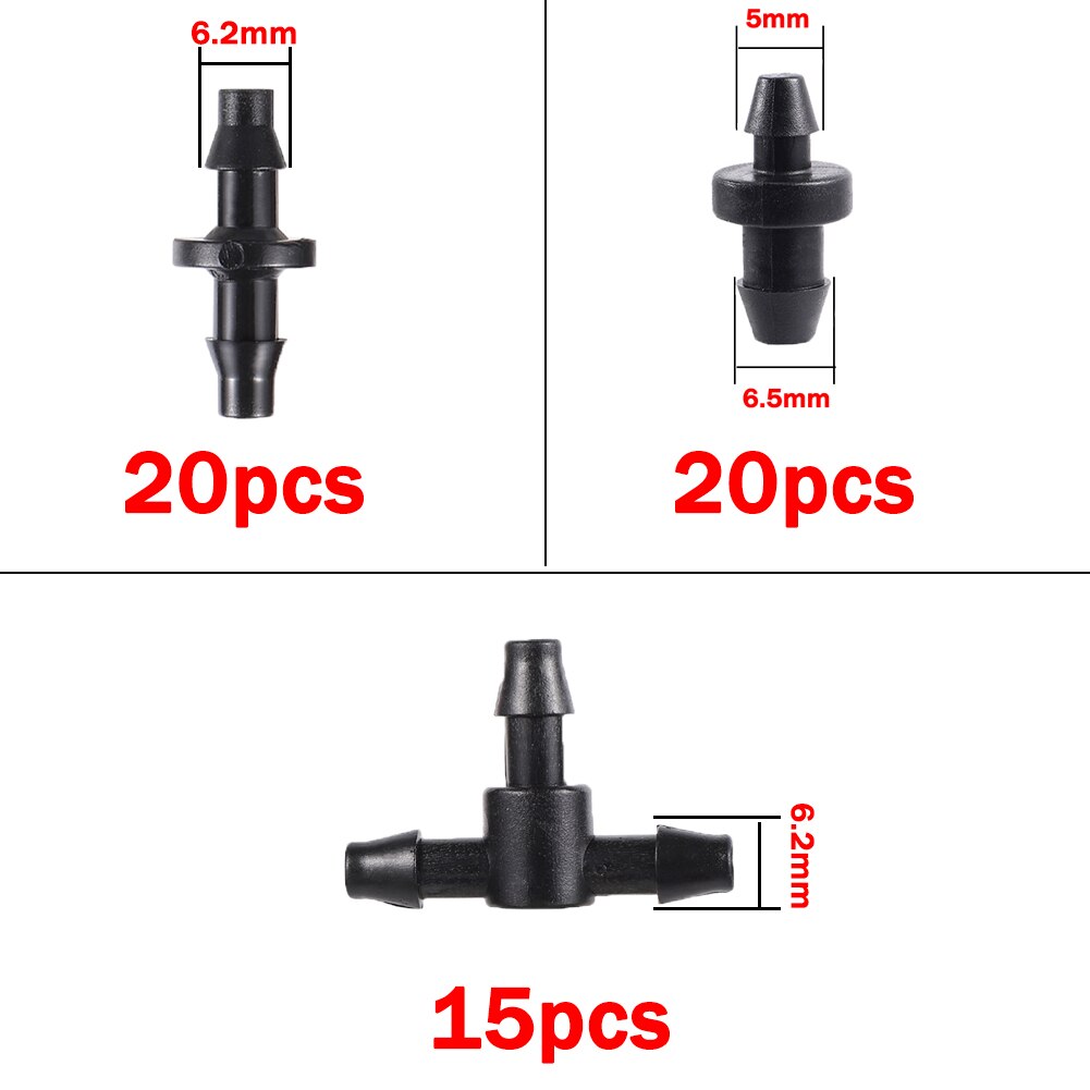 1/4 Inch Drip Irrigation Fittings 55pcs 3 Way Stra... – Grandado