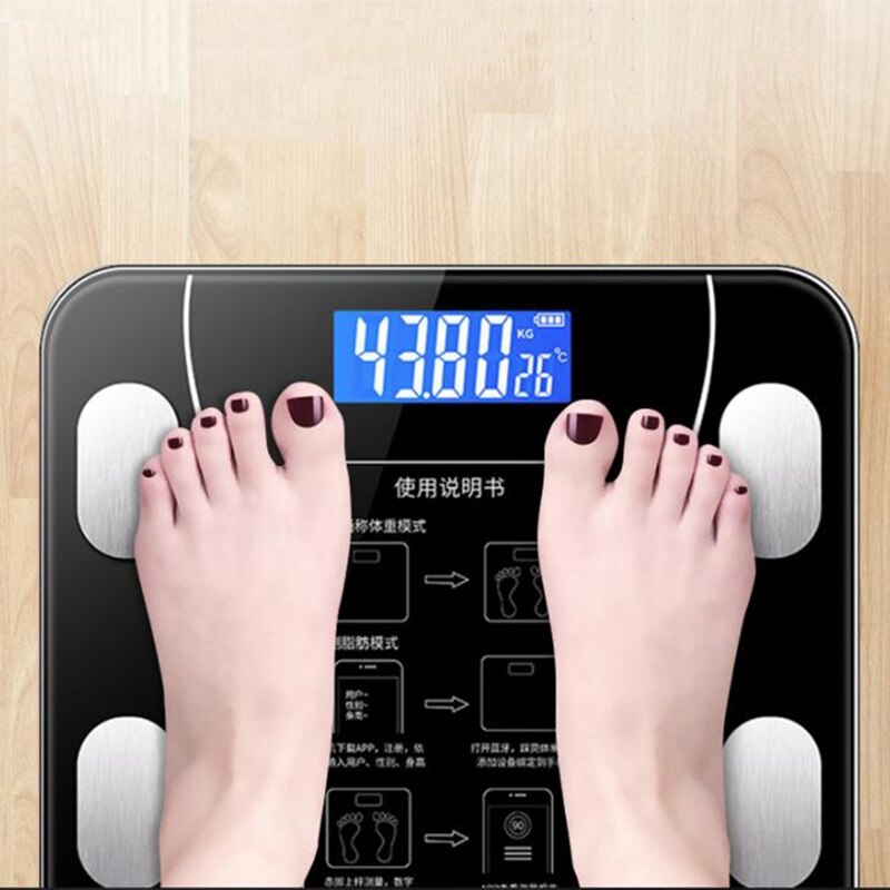 Bathroom Scales LED Screen Body Grease Electronic ... – Vicedeal