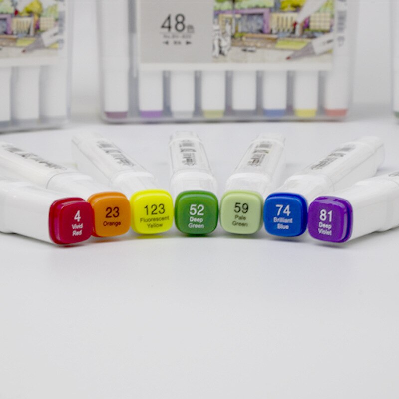 Marker 12/24/36/48/60/80 color elementary school c... – Vicedeal