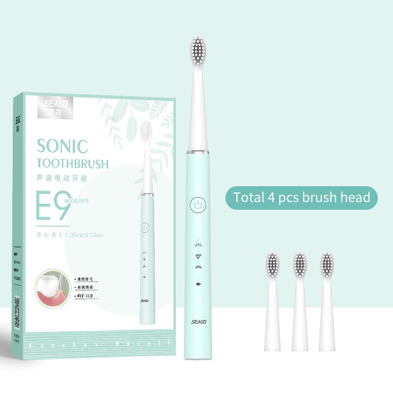 Seago sonic elektrisk tandborste uppgraderad ultra... – Vicedeal