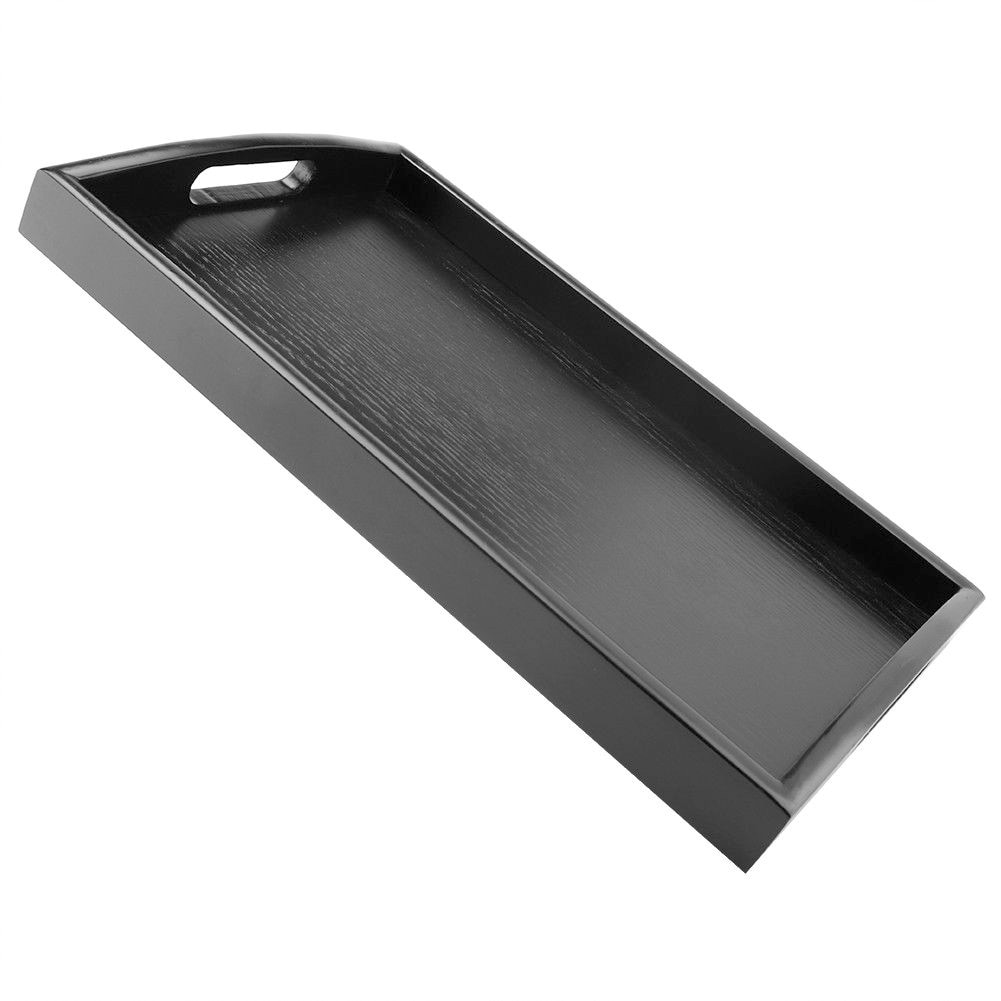 Serving Tray Large Black Wood Rectangle Food Tray ... – Grandado