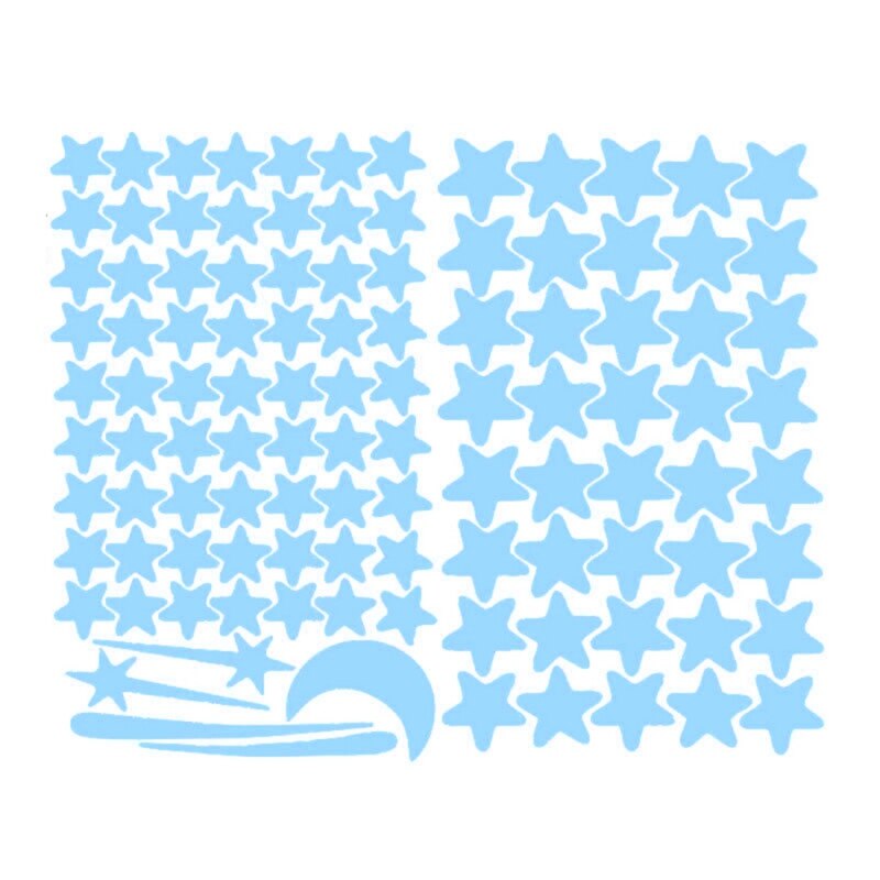 Luminous Wall Stickers Meteor shower Stars Sticker... – Grandado