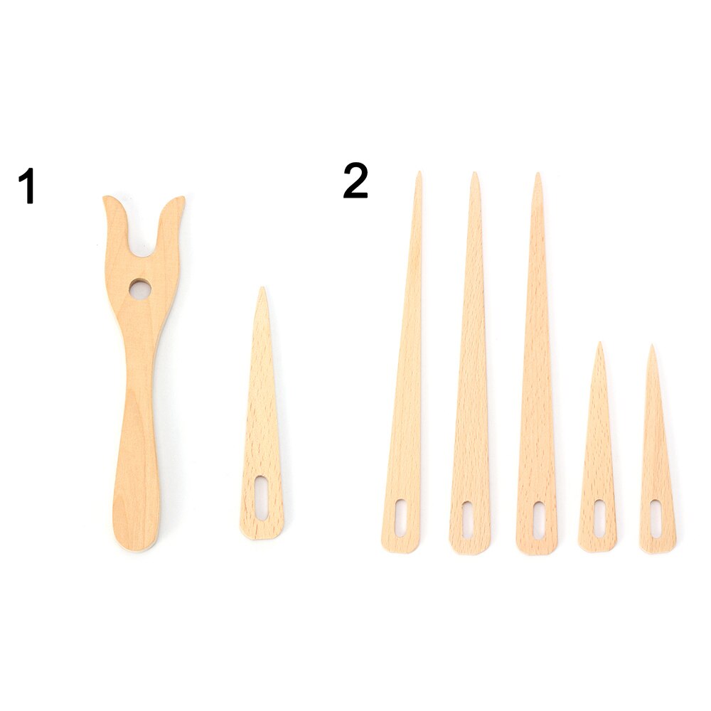 1Set DIY Crafts Weaving Tool Wooden Fork Type Weav... – Grandado