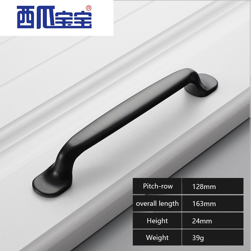 Black Handles for Furniture Cabinet Knobs and Hand... – Vicedeal