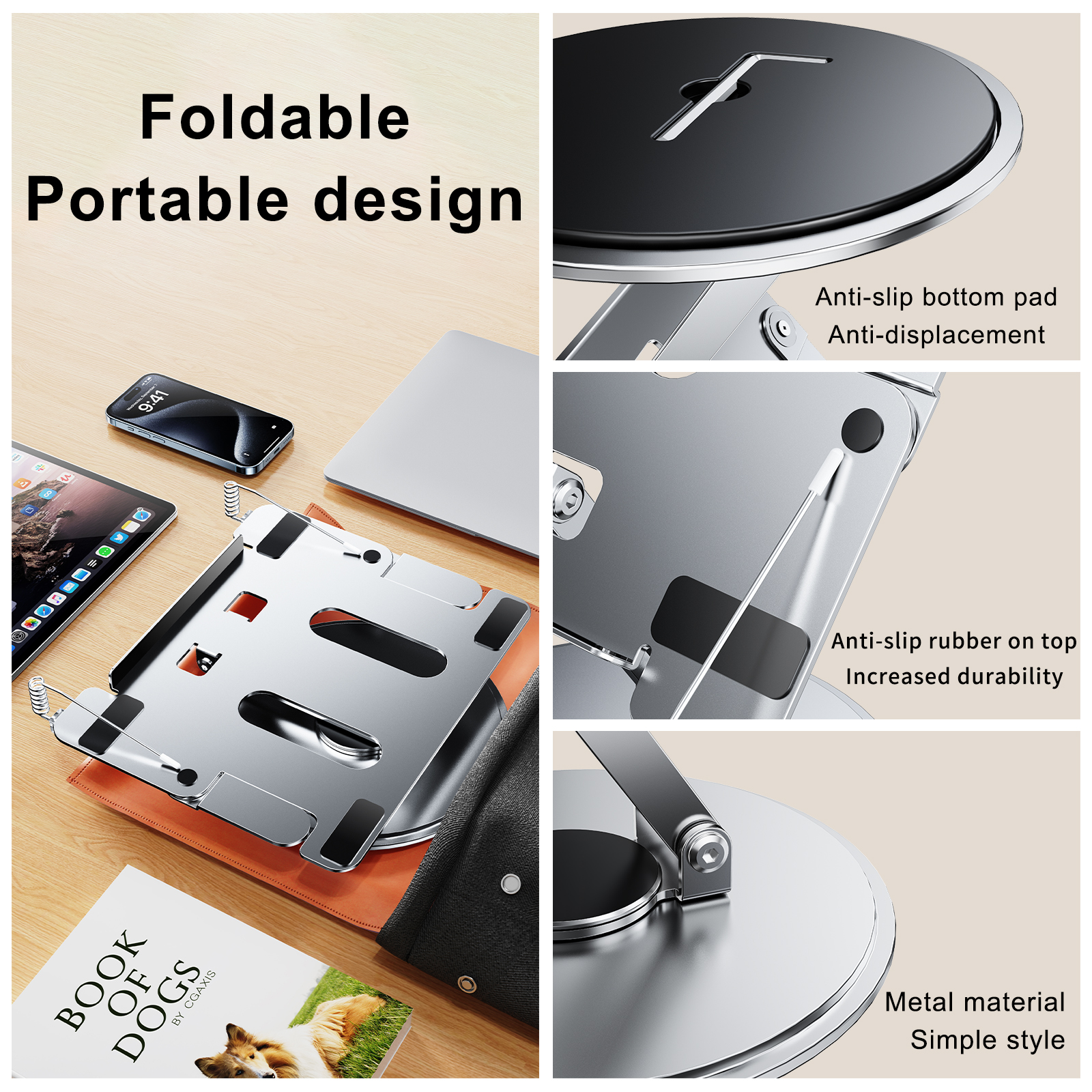 Eary Laptop Stand Desktop Book Stand for Reading 3... – Grandado