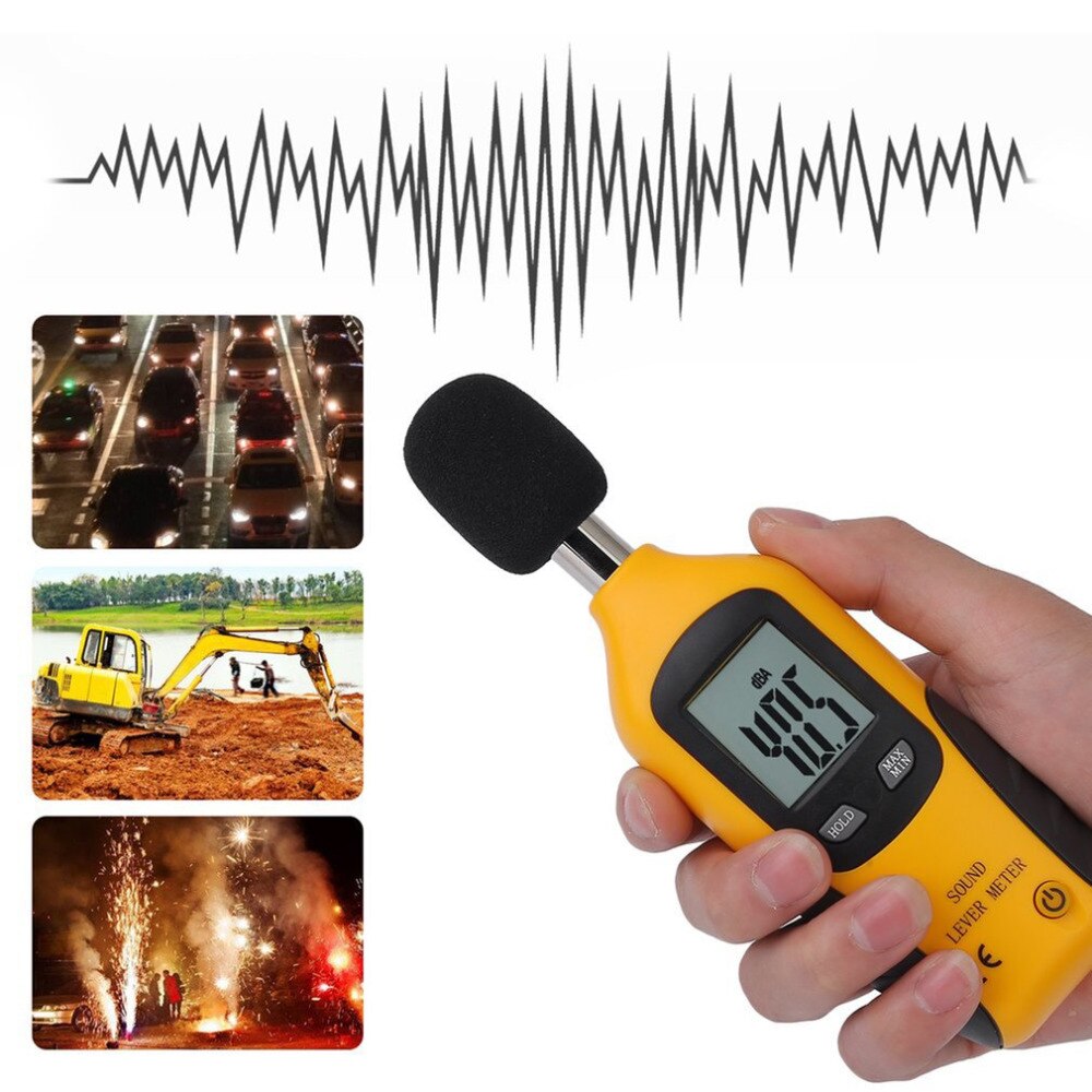 HT-80A Mini Draagbare Size Sound Level Meter LCD D... – Grandado