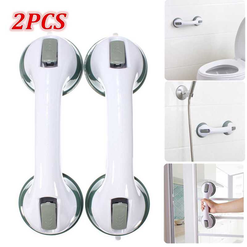 2pc badrum sugkopp handtag handtag toalett bad dus... – Vicedeal